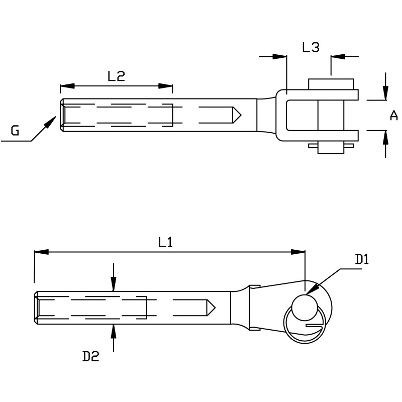 WDS Fork Int Thread Welded | Blue Wave | Proboat